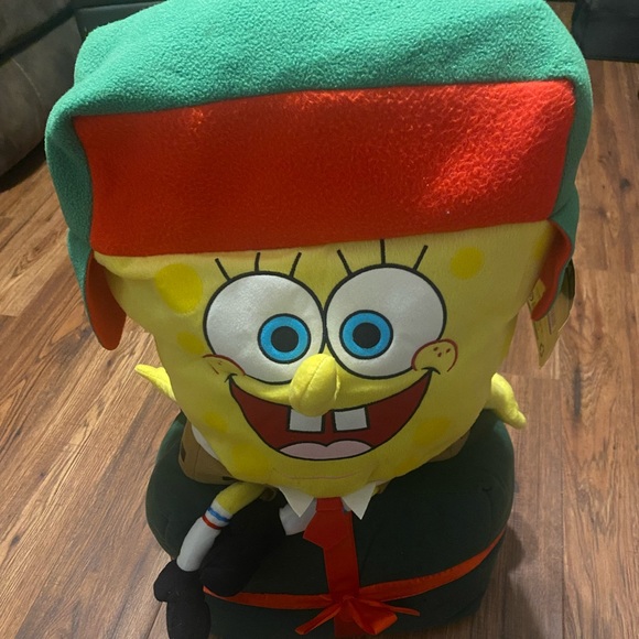 SpongeBob Squarepants | Holiday | Spongebob Around 3ft Tall Sitting On ...